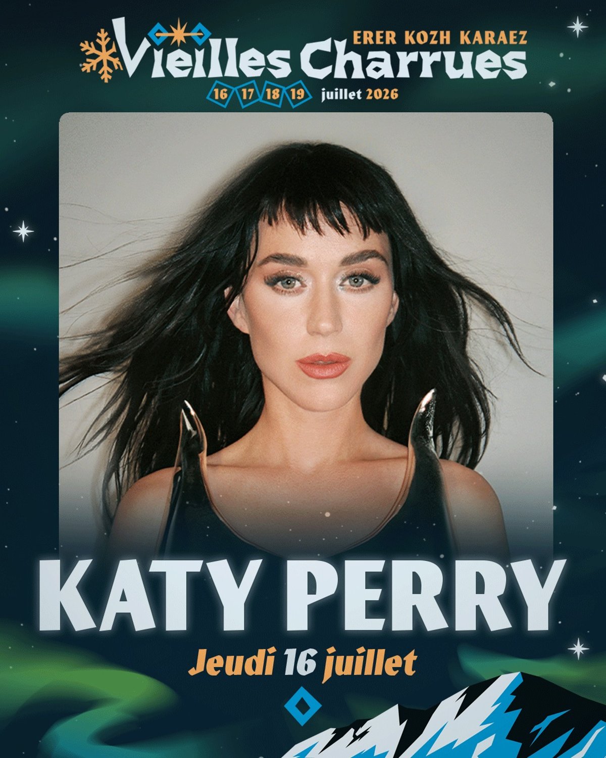 Concert Katy Perry, Gims, Josman à Carhaix-Plouguer le 16/07/2026
